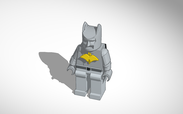 3D design BATMAN LEGO - Tinkercad