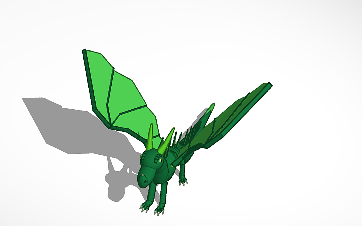 3D design Leafwing attempt - Tinkercad
