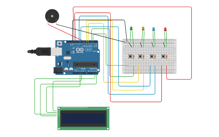 Circuit Design Memory Game Tinkercad