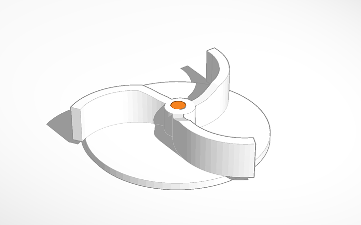 3D design Pump Impeller - Tinkercad