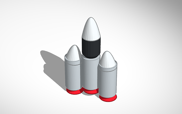 3D design rocket launcher - Tinkercad