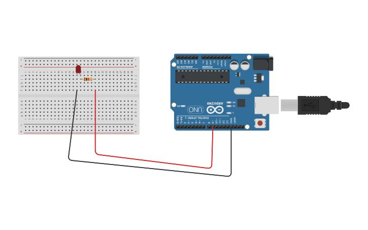 Circuit design fading led using PWM | Tinkercad