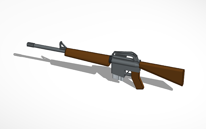 3D design NCR "Service Rifle" - Tinkercad