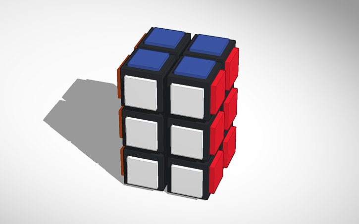 3D design 2x2x3 - Tinkercad