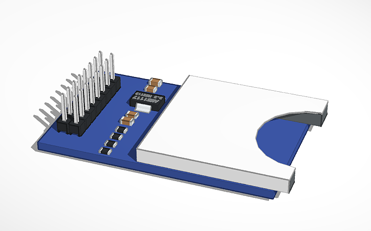 3D design MH-SD Card Module - Tinkercad