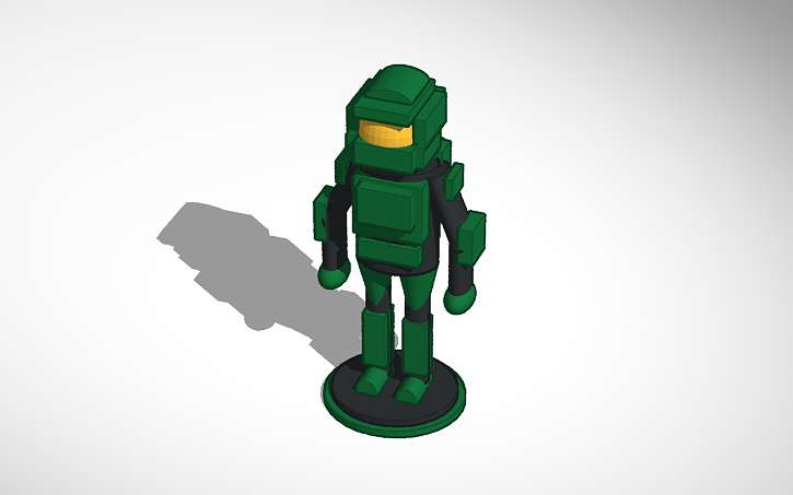 3D design Vlad Craciun Master Chief King | Tinkercad