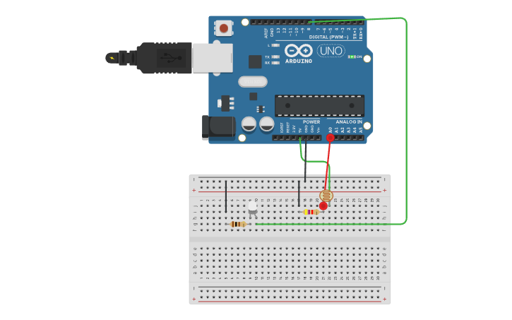 Circuit design practica 6 - Tinkercad
