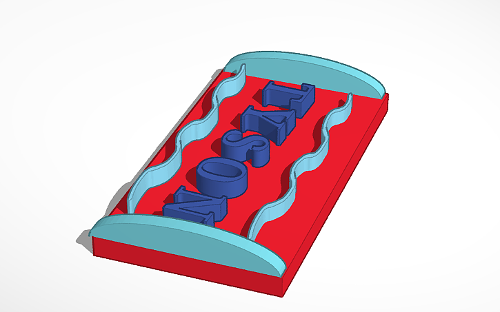 3D design Tyson Name Tag - Tinkercad