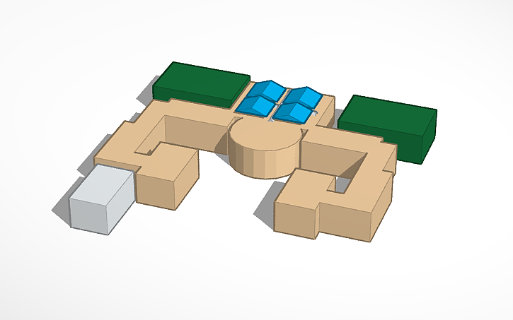 3D design School Model - Tinkercad