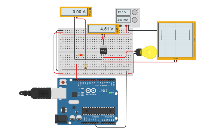 Circuit Design Pwm Con Mosfet Tinkercad