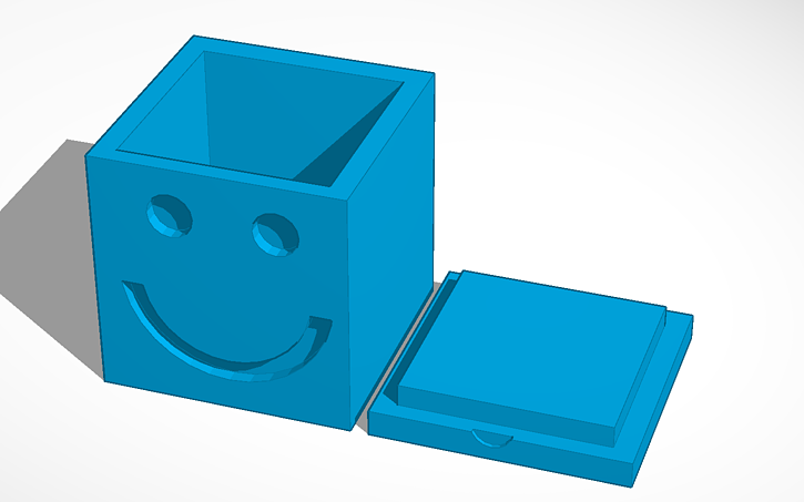 3D design printable simple box for random stuff -T.R. | Tinkercad