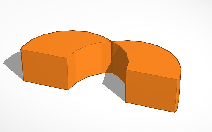 3D design gothic arch - Tinkercad