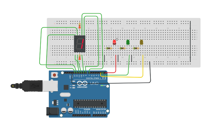 Circuit design counter-blink-led - Tinkercad