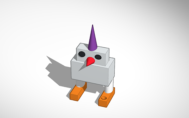 3D design Chicken WIZARD | Tinkercad