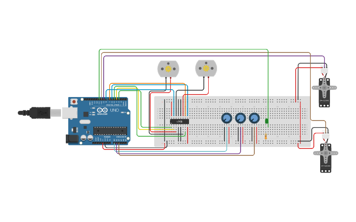 Circuit design LBYMREL exp4 | Tinkercad
