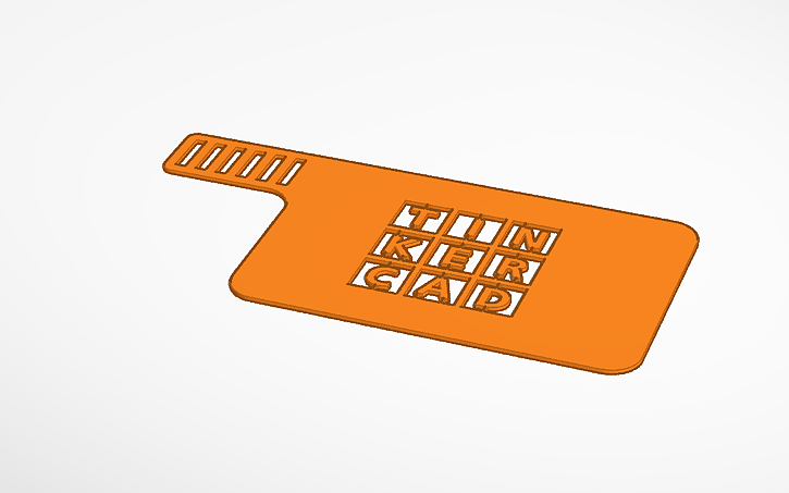 3D design Tinkercad paint template - Tinkercad