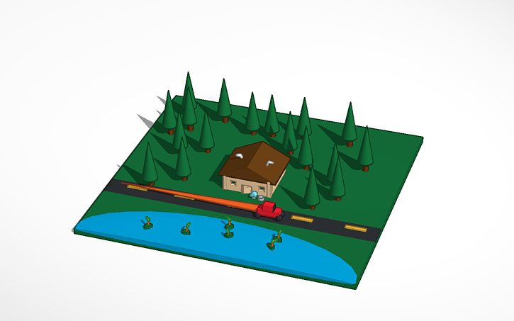 3D design House in Forest | Tinkercad