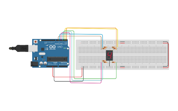 Circuit design Exercise 6 enhancement - Tinkercad