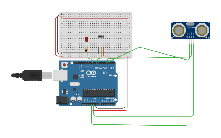 Circuit design capteur infrarouge | Tinkercad