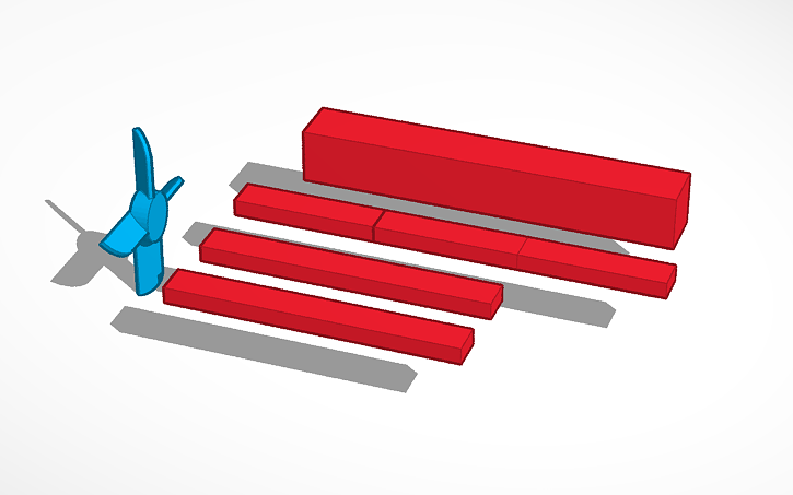 3D design Propeller Car - Tinkercad