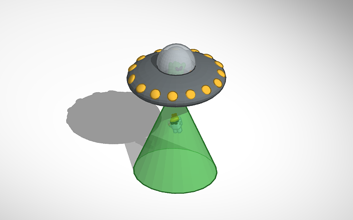 3D design UFO - Tinkercad