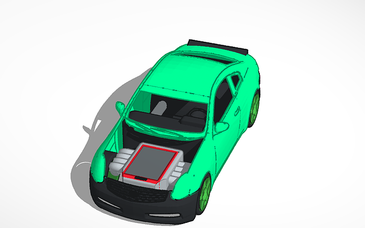 3D design Infiniti JDM Showcase WIP - Tinkercad