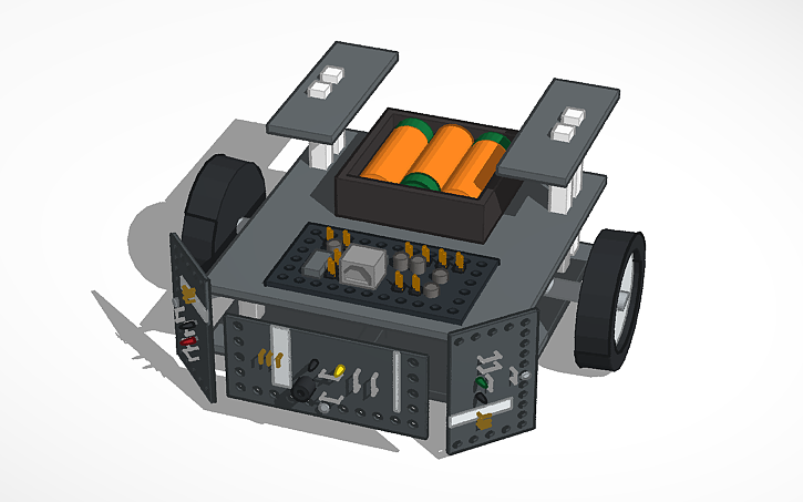3D design CANM-08 (Maze-Solving Bot) - Tinkercad