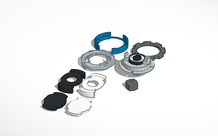 3D design (ANNIVERSARY SPECIAL) Beyblade Burst: Tron (System) - Tinkercad