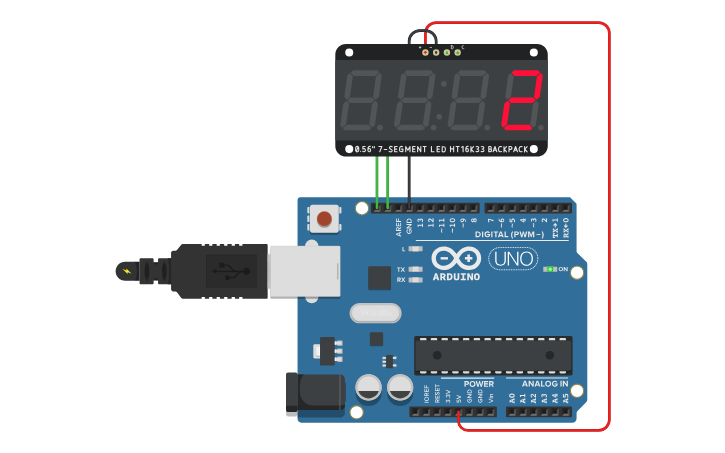 Circuit Design 7 Segment Clock Display Tinkercad