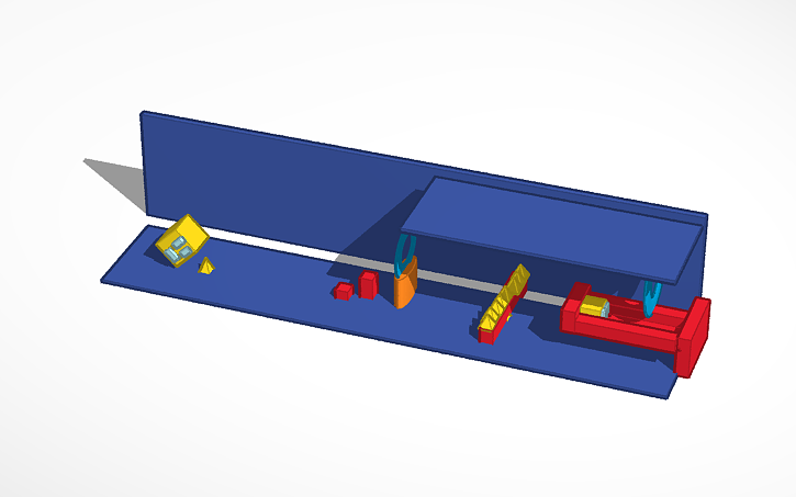 3D design geomety dash level | Tinkercad