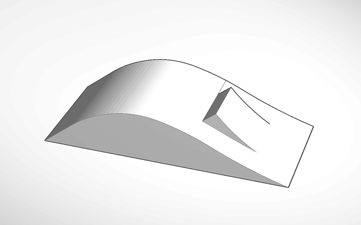 3D design ramp - Tinkercad