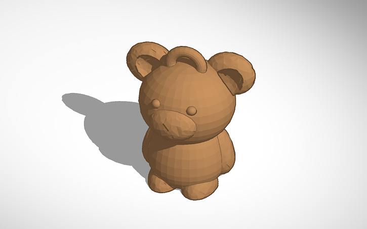 3D design bear - Tinkercad