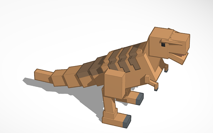 3D design trex - Tinkercad