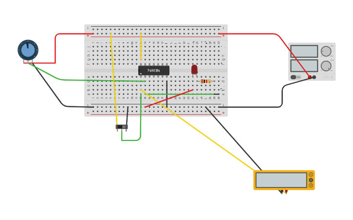 Circuit design 1 - Tinkercad