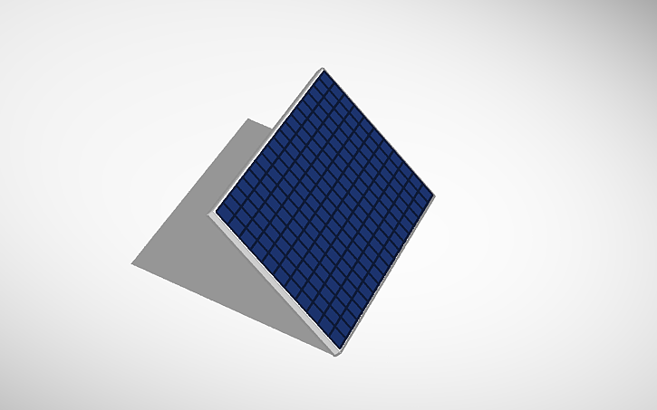 3D design Solar Panel - Tinkercad