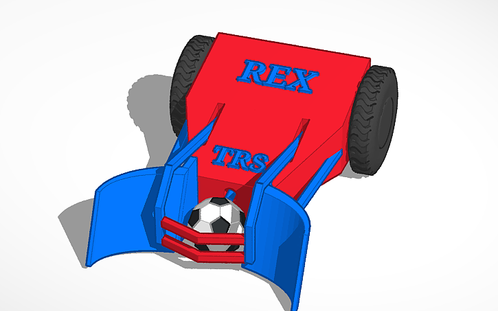3D design REX - SoccerBot - Tinkercad