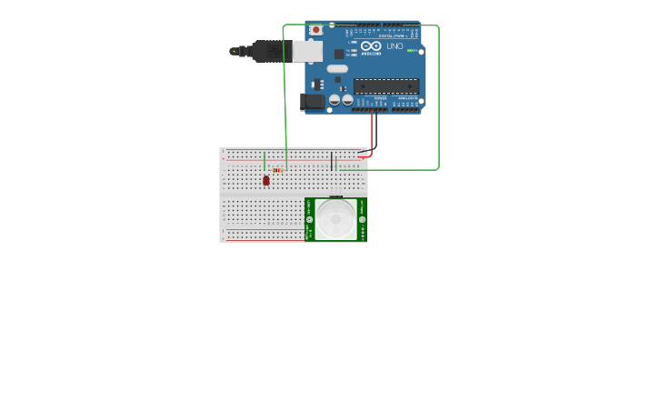 Circuit Design Detect Motion Of Object Tinkercad