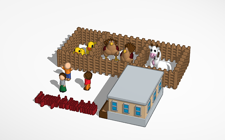 3D design La Granja de Don Pedrito - Tinkercad