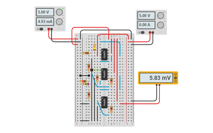 Circuit design Lab Exer 1 - 2nd circuit - Tinkercad
