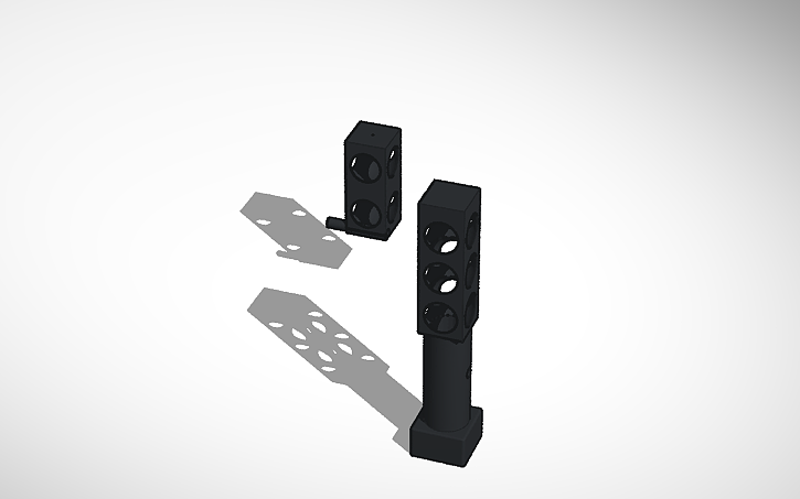 3D design Traffic Light - Tinkercad