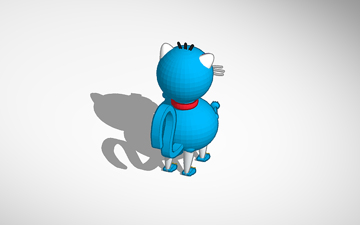 3D design Gato - Tinkercad