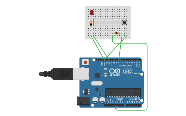 Circuit design Boton - Tinkercad