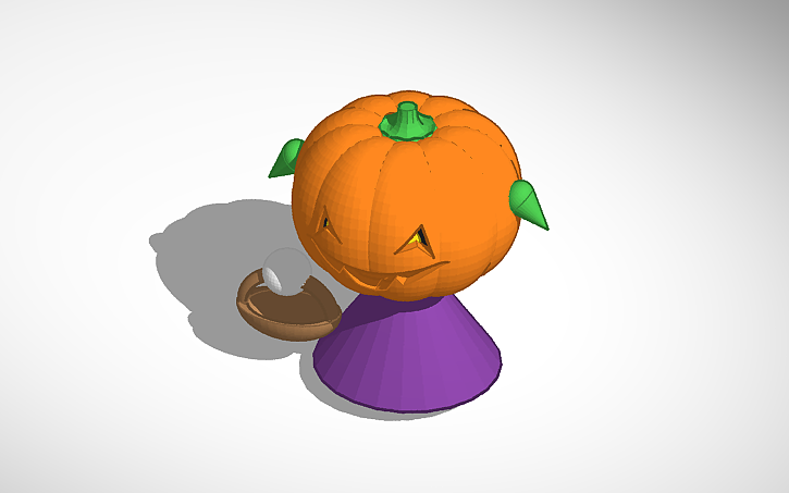 3D design Halloween girl | Tinkercad