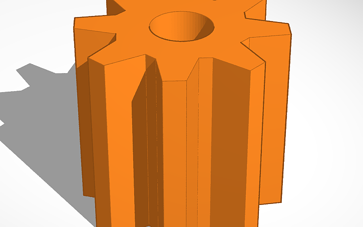 3D design gear motor - Tinkercad