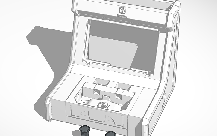 3D design 3D printer Switch Arcade WORKING - Tinkercad