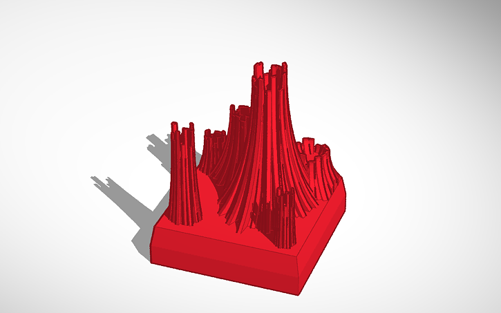 3D design Volcanic Chain - Tinkercad