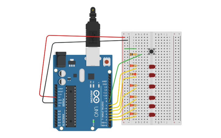 Circuit Design Arduino Porject 8 Digital Hourglass By Amber Camerano
