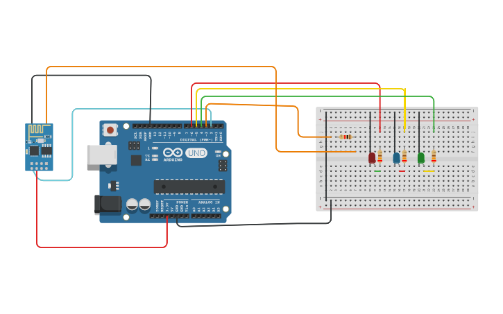 Circuit design Bluetooth - Tinkercad