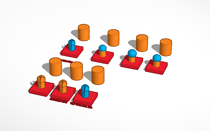 3D design 5mm diameter scalable snap connector male and female V0.5.0 ...