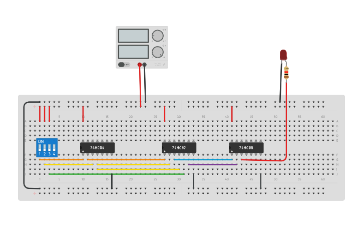 Circuit design USING POS FORM - Tinkercad